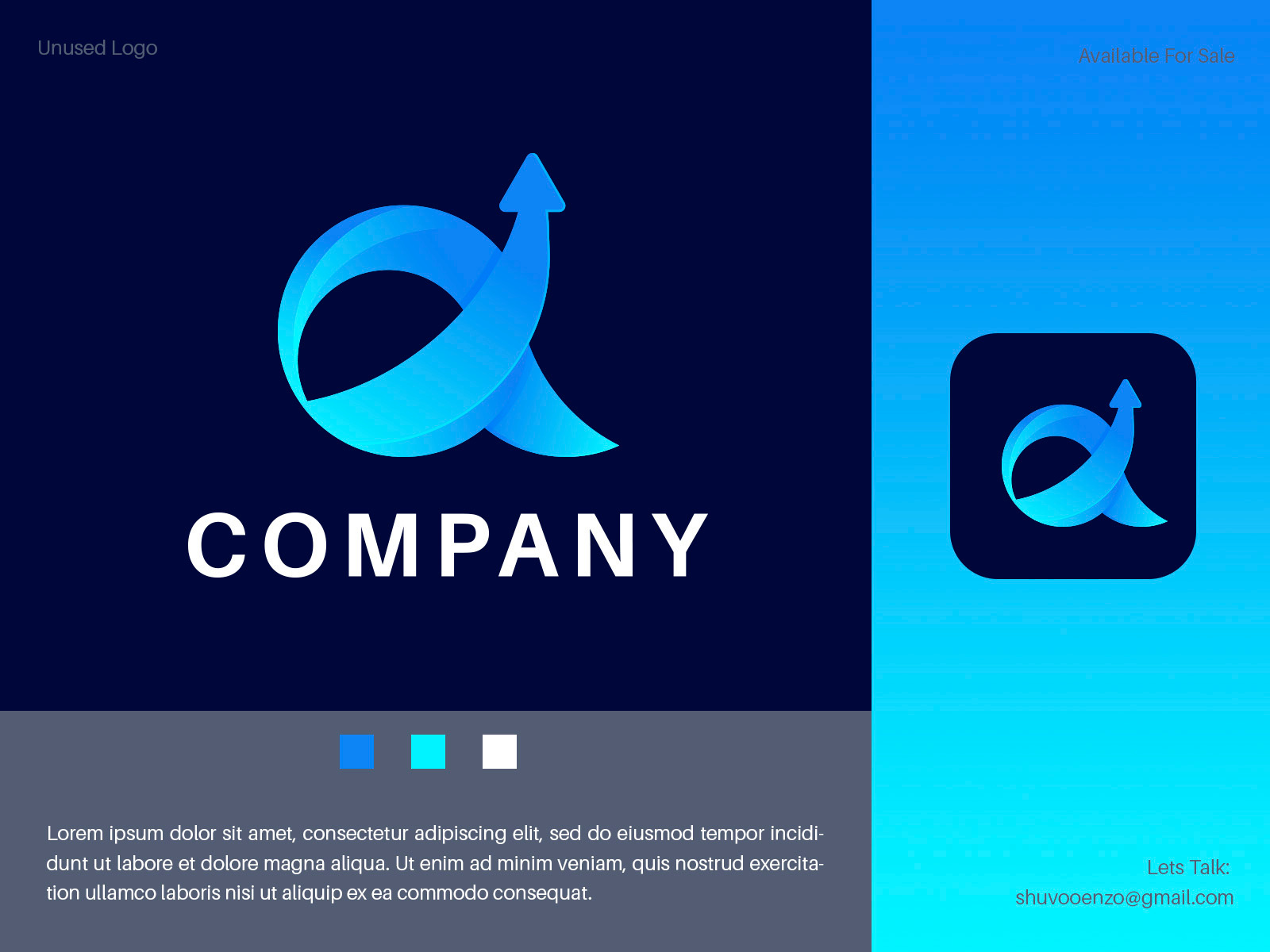 A Logomark- Modern Logo- Typography logo by Subrata Das on Dribbble