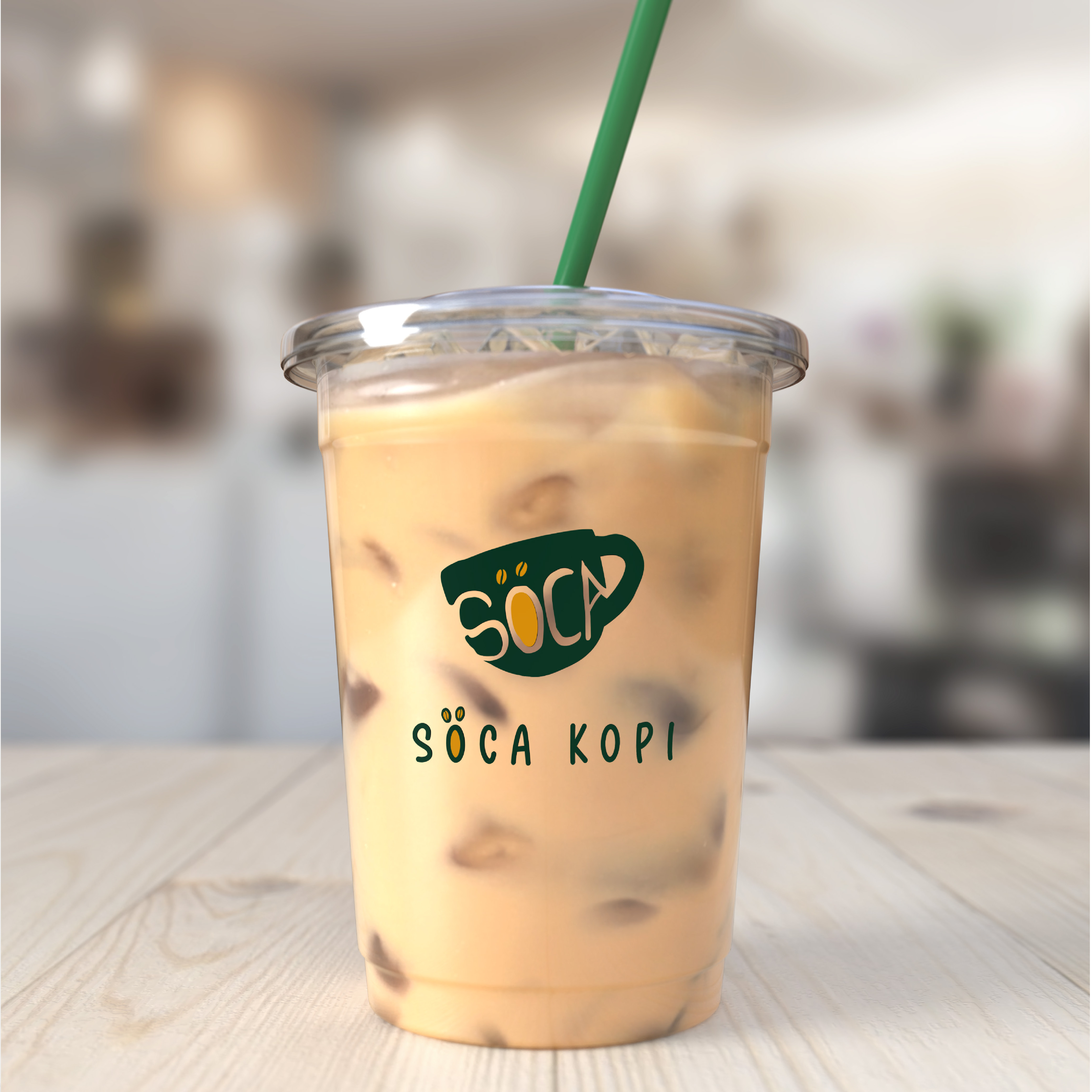 Soca kopi cafe logo by arisisme on Dribbble