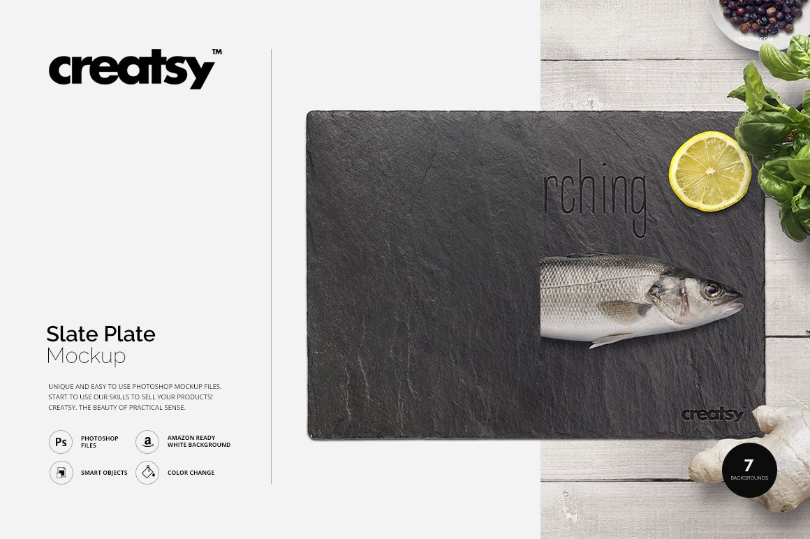 Slate Plate Mockup by Best Caritive on Dribbble