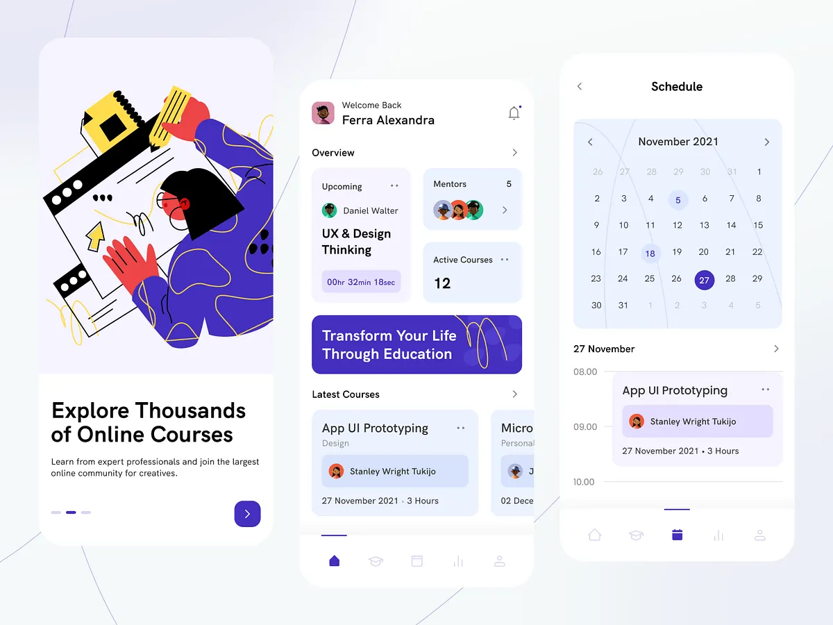 Browse thousands of Online Courses App UI Design images for design ...