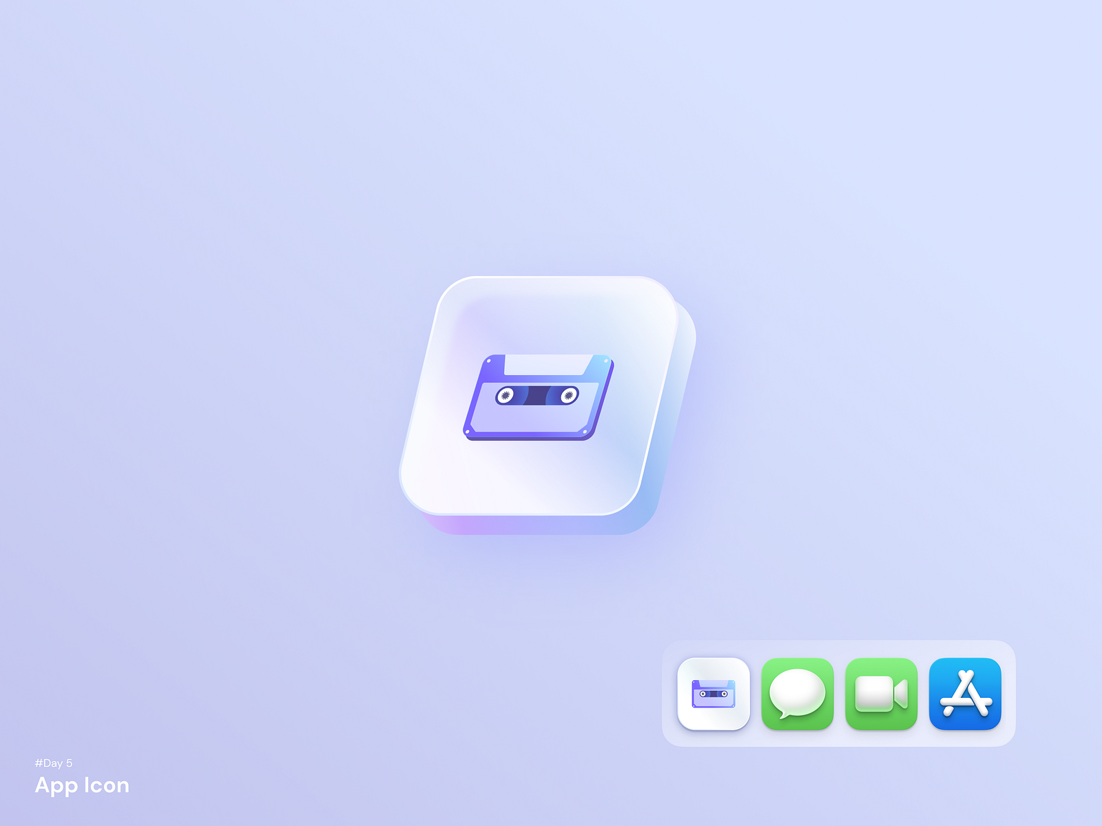 Day 05 - App Icon | 100 days UI challenge by Lilith on Dribbble