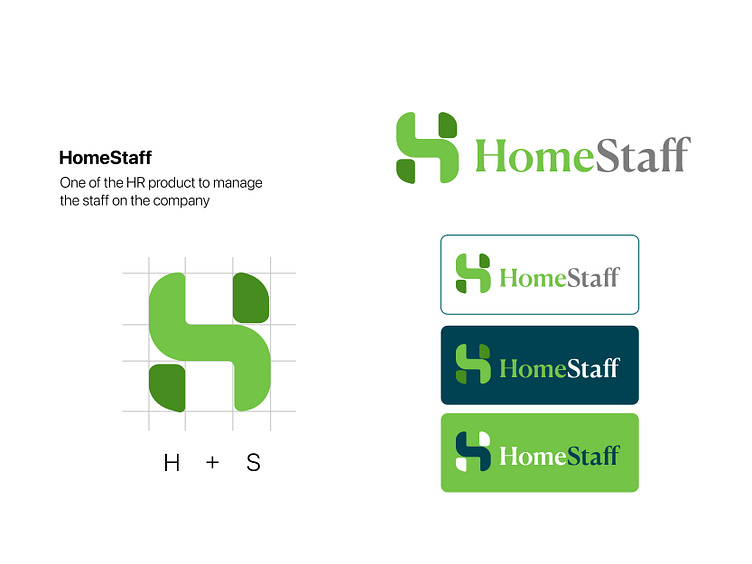 HR Product Logo : Homestaff by Aprilia L. Gunawan on Dribbble