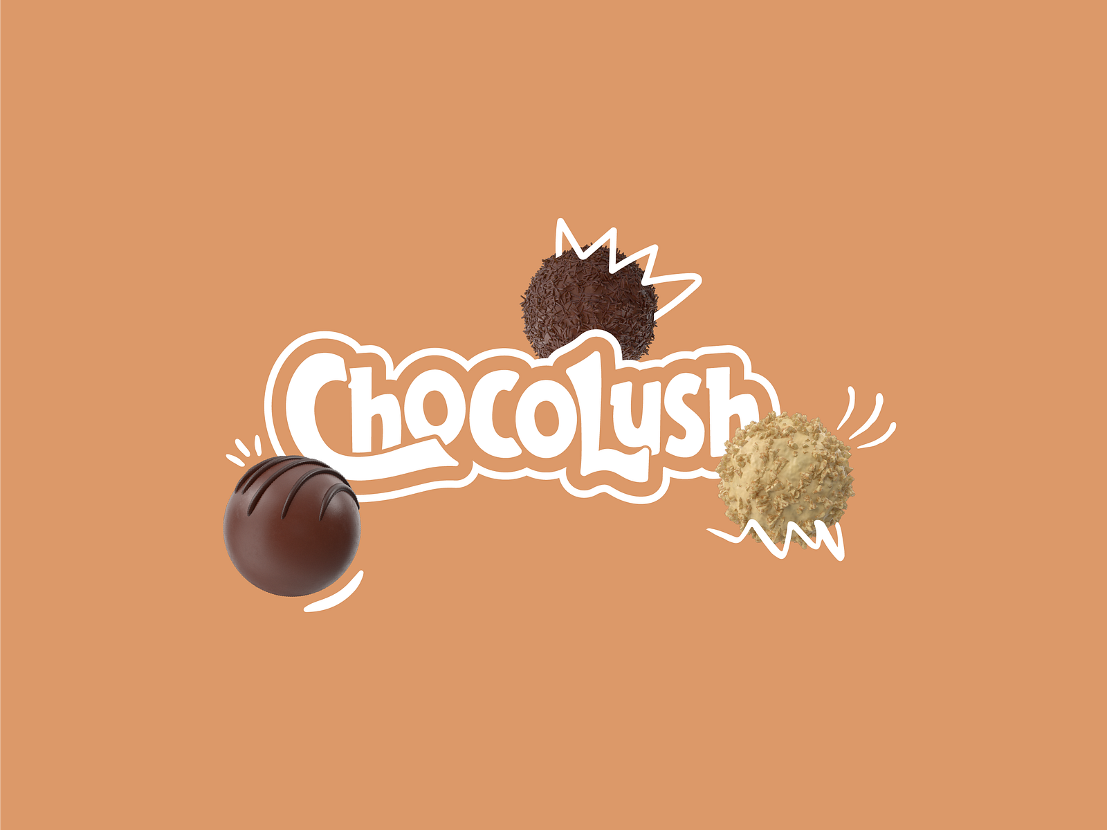 Chocolush brand concept by Stefan Fourie on Dribbble