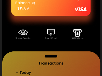 Credit Card Page UI Design by Rohan Deshmukh on Dribbble