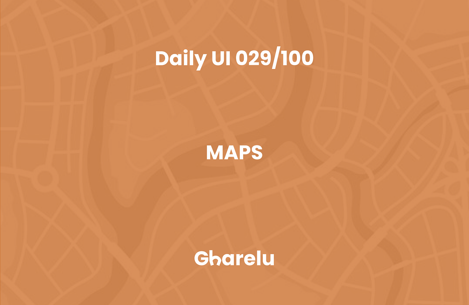 Daily UI 29/100 - Maps by Shrija on Dribbble