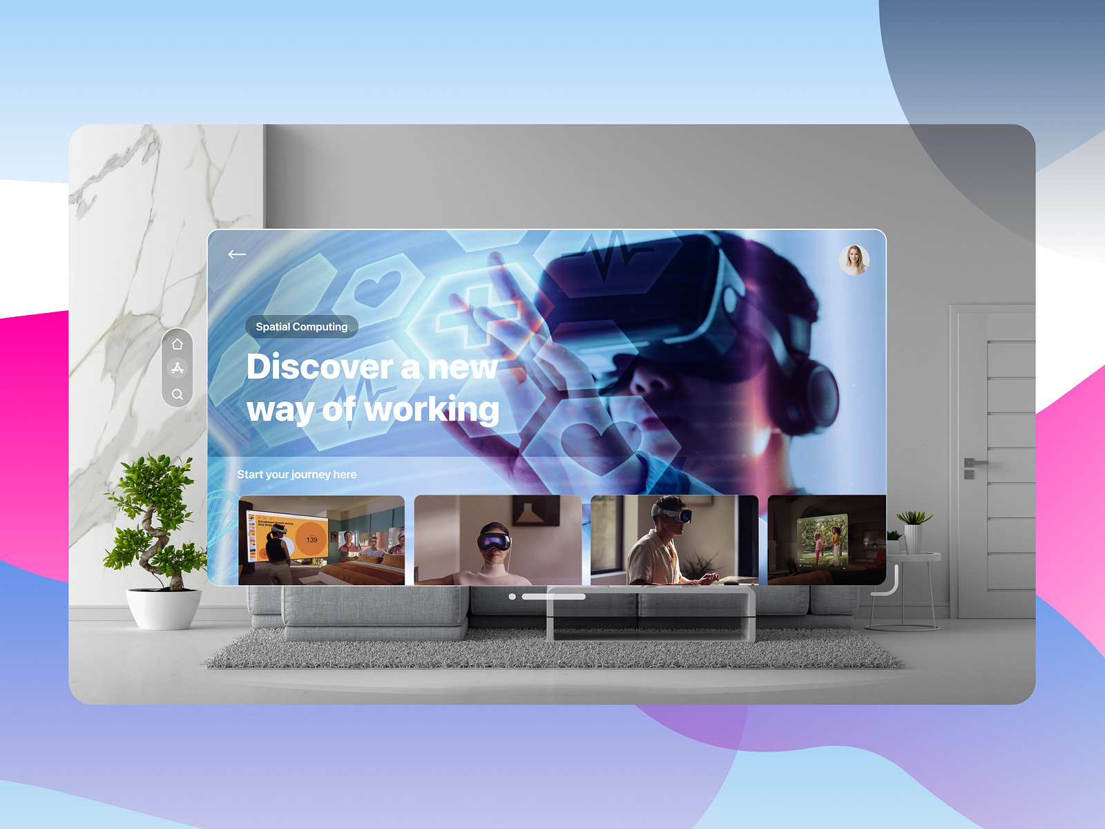 ⚡ VisionMax - Virtual Computing Interface by Loïc BERNARD on Dribbble