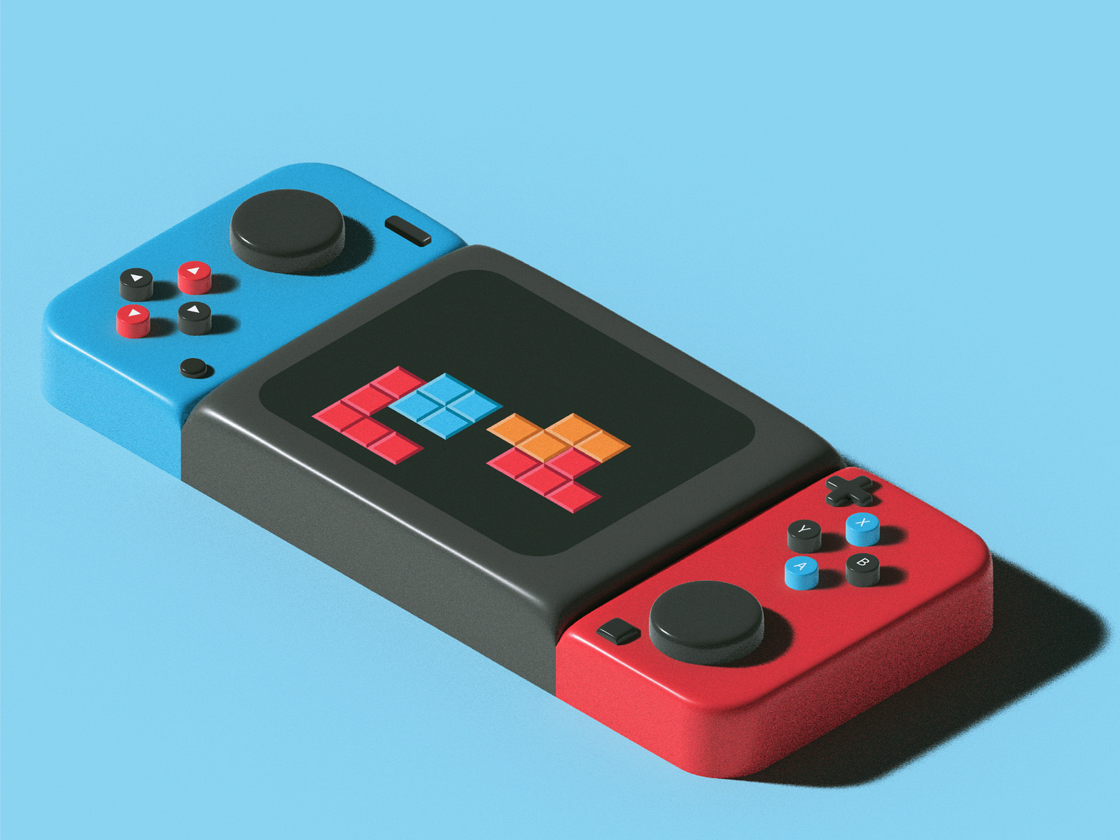 Adobe Illustrator Nintendo Switch 3D illustration by Jhennifer on Dribbble
