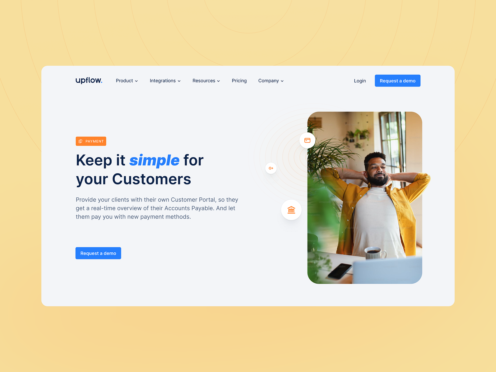Upflow - Page redesign drafts by Melanie Vaz De Pinho on Dribbble