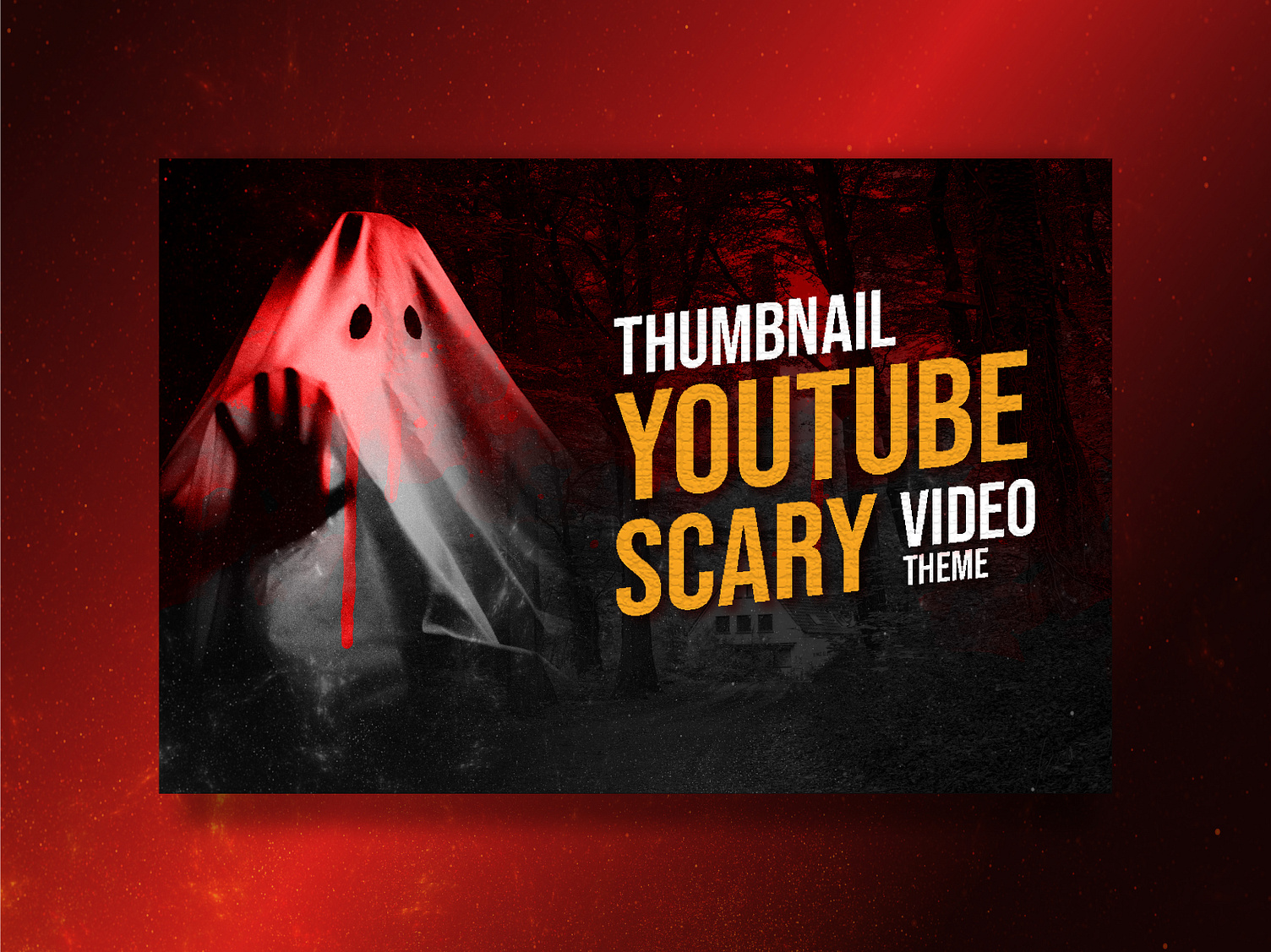 YouTube Thumbnail Scary Theme by najihdesign on Dribbble