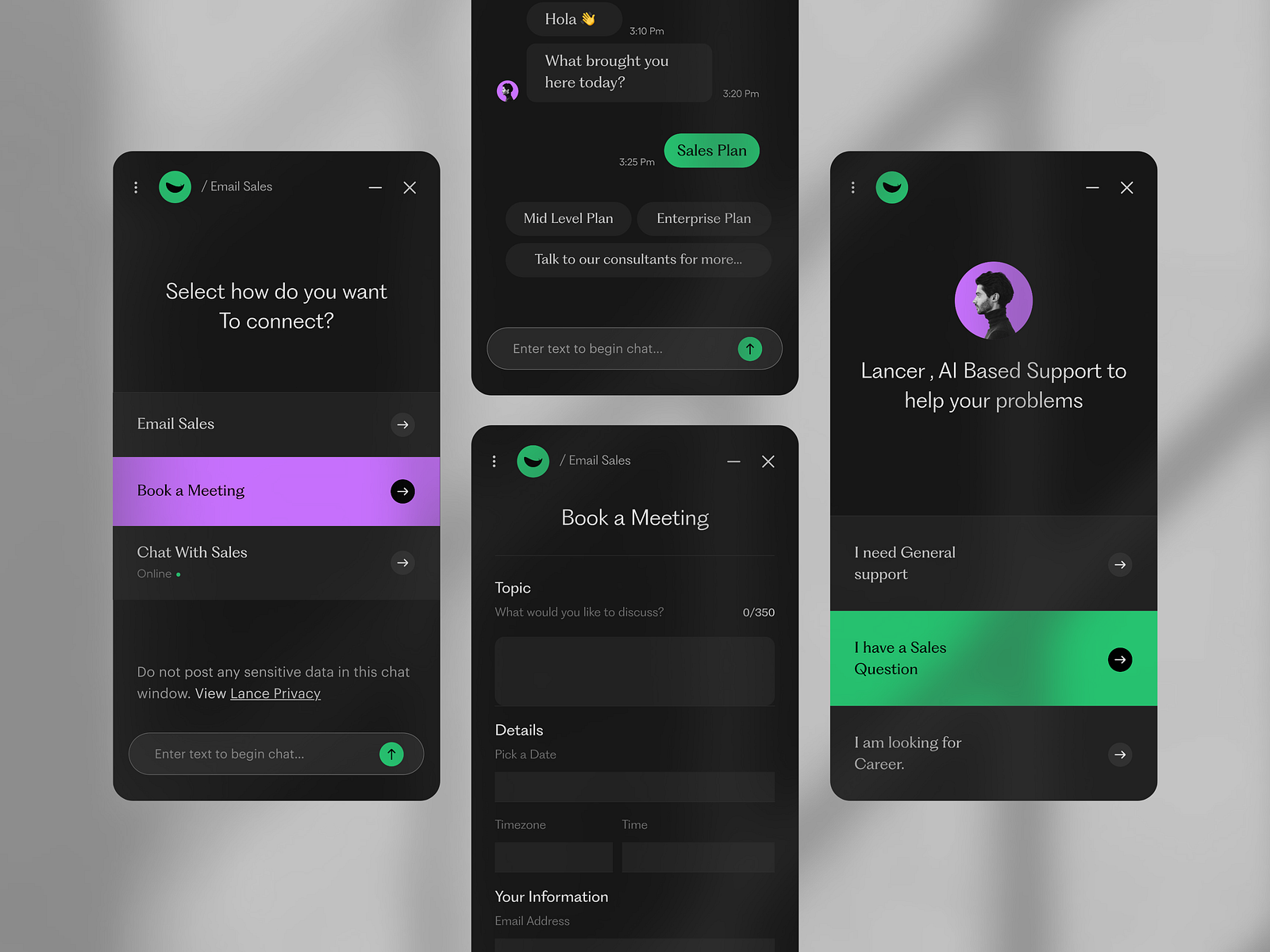 Chat Dark App by Dstudio for Dstudio Agency on Dribbble