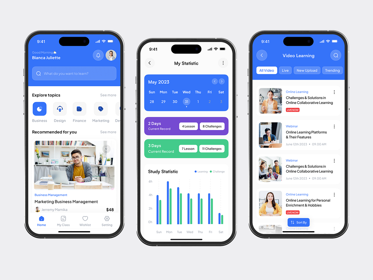 Browse thousands of Lms Mobile App images for design inspiration | Dribbble