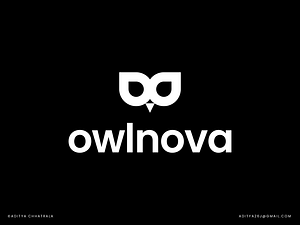 Owl - logo design ( RIP - Paul Ibou ) by Aditya Chhatrala on Dribbble