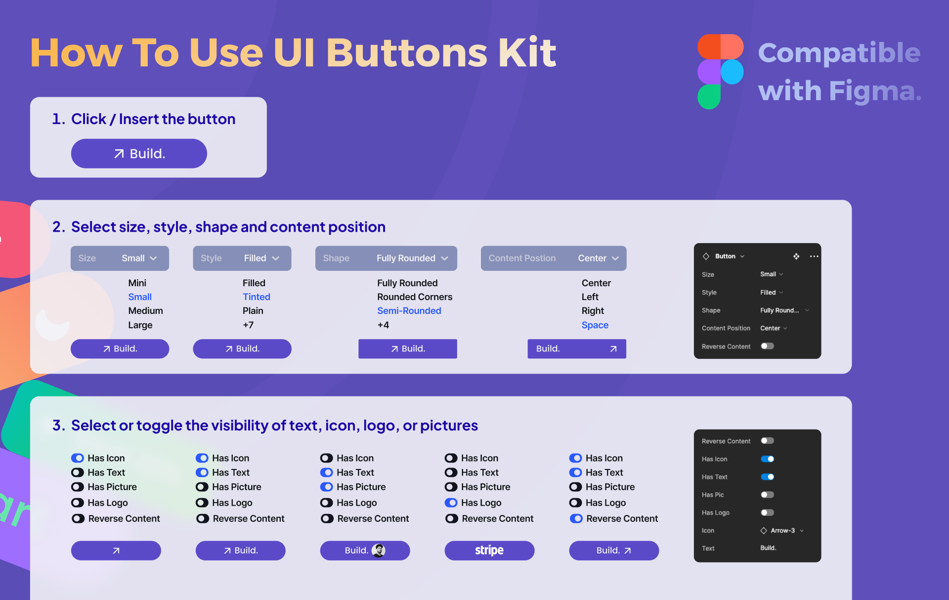 UI Buttons Kit For Figma by Mo, Alyoussfi on Dribbble