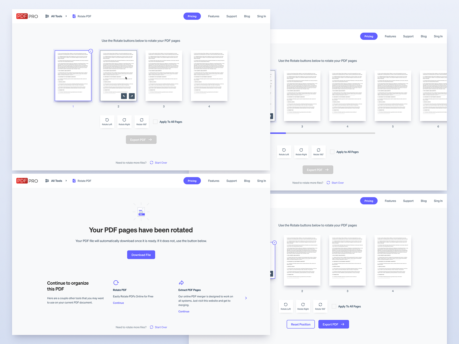 UI screens by Tarasov on Dribbble