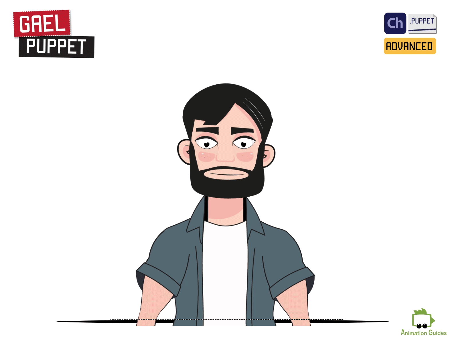 Gael Sends His Love... 🖤🤍 by Katia Stukota on Dribbble