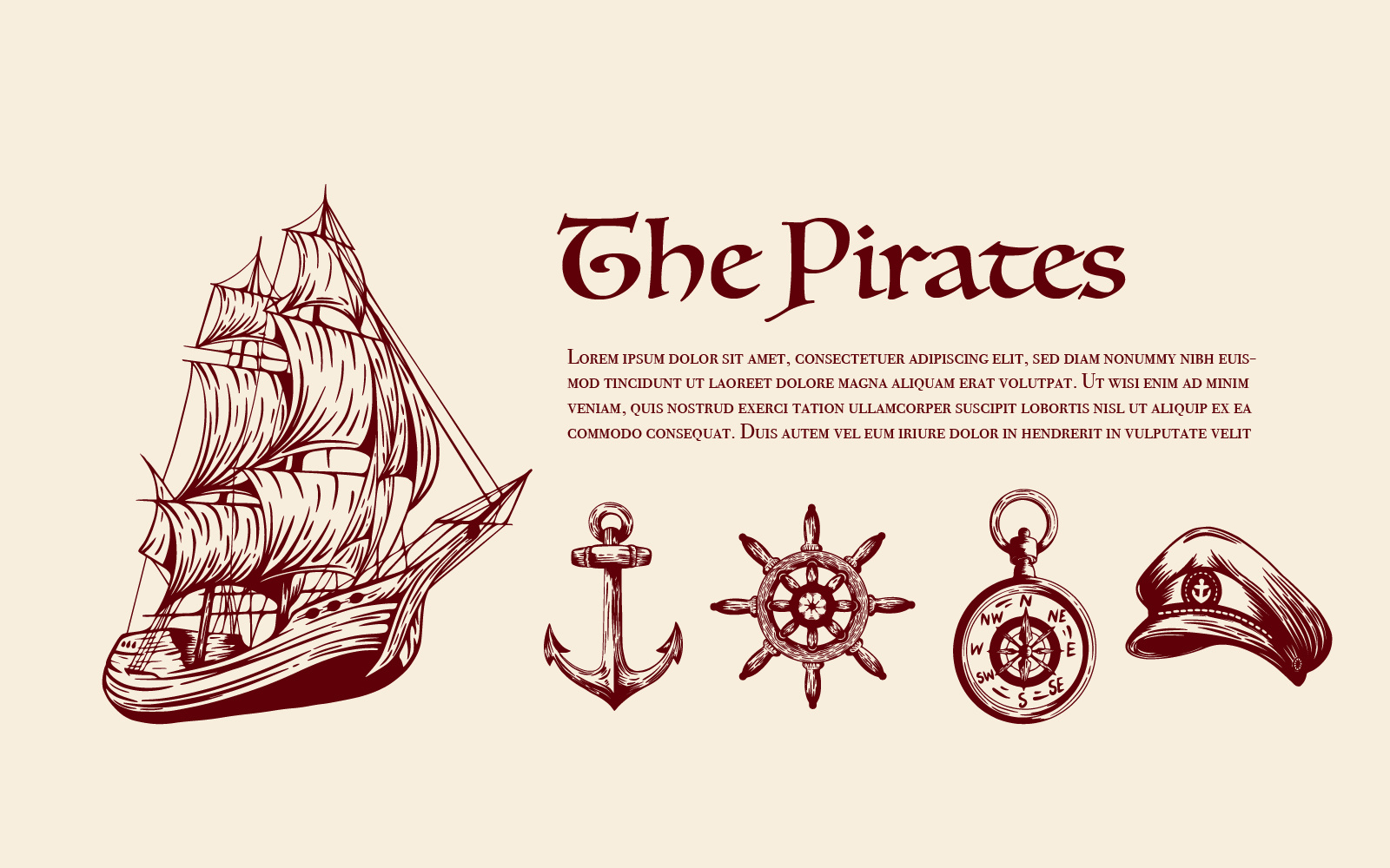 The Pirates Set Illustration by Amrullah on Dribbble