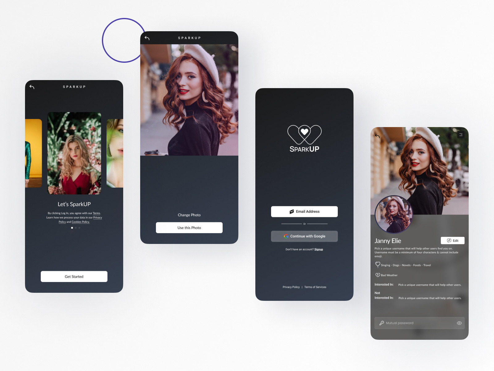 Dating App UI Design by M Ahmed Akram on Dribbble