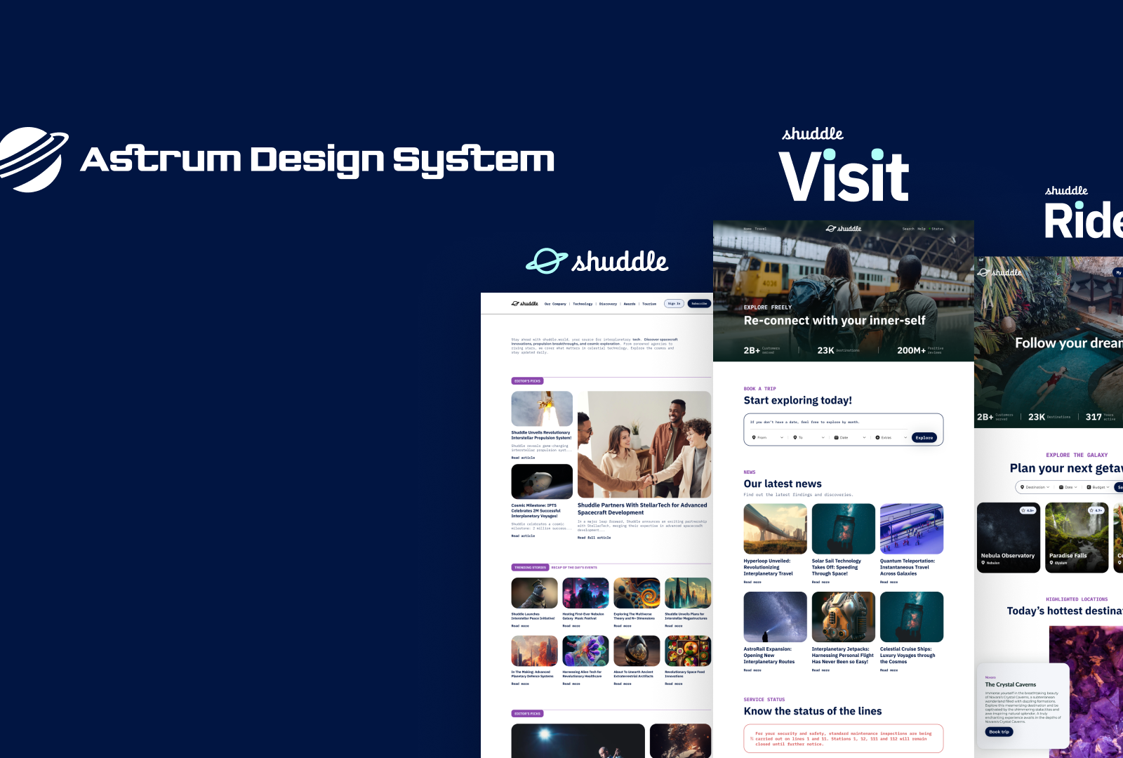 Meet Astrum! - The Cosmic Design System by Rowin Hernández on Dribbble