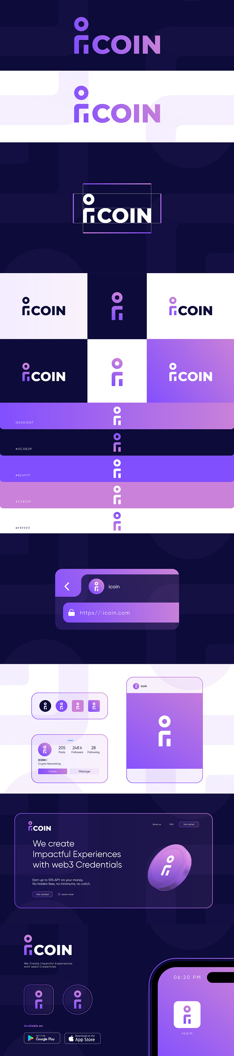 iCOIN - Logo Design Concept by Nazmul Hossan | Logo and Brand Identity ...