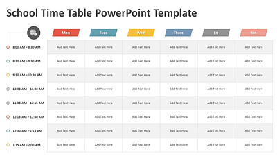 Time Schedule designs, themes, templates and downloadable graphic ...