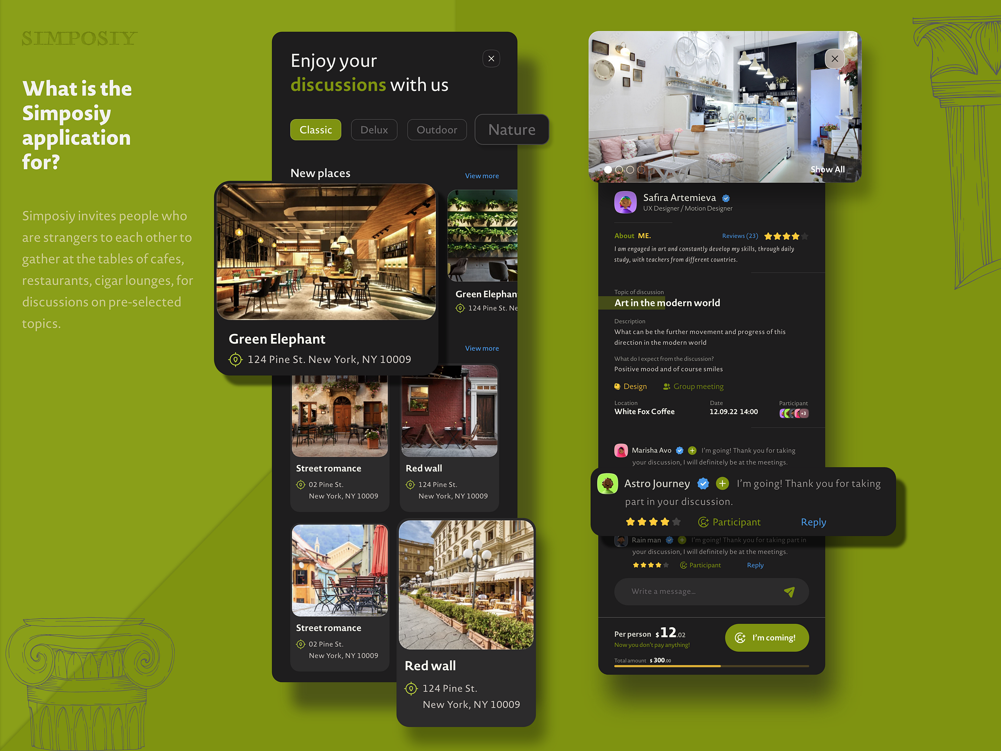 Discussion App Design by Safiru Art on Dribbble