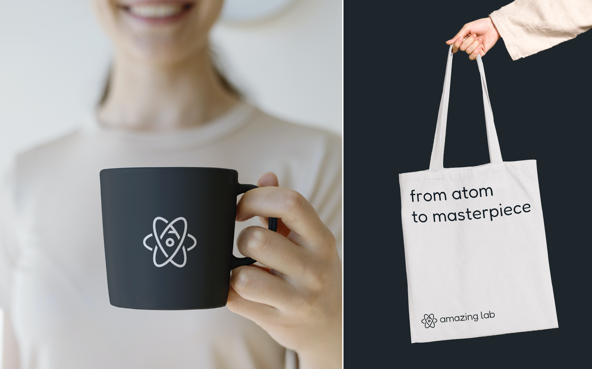 Amazing Lab - Atom Logo Design by David Atanasovski on Dribbble