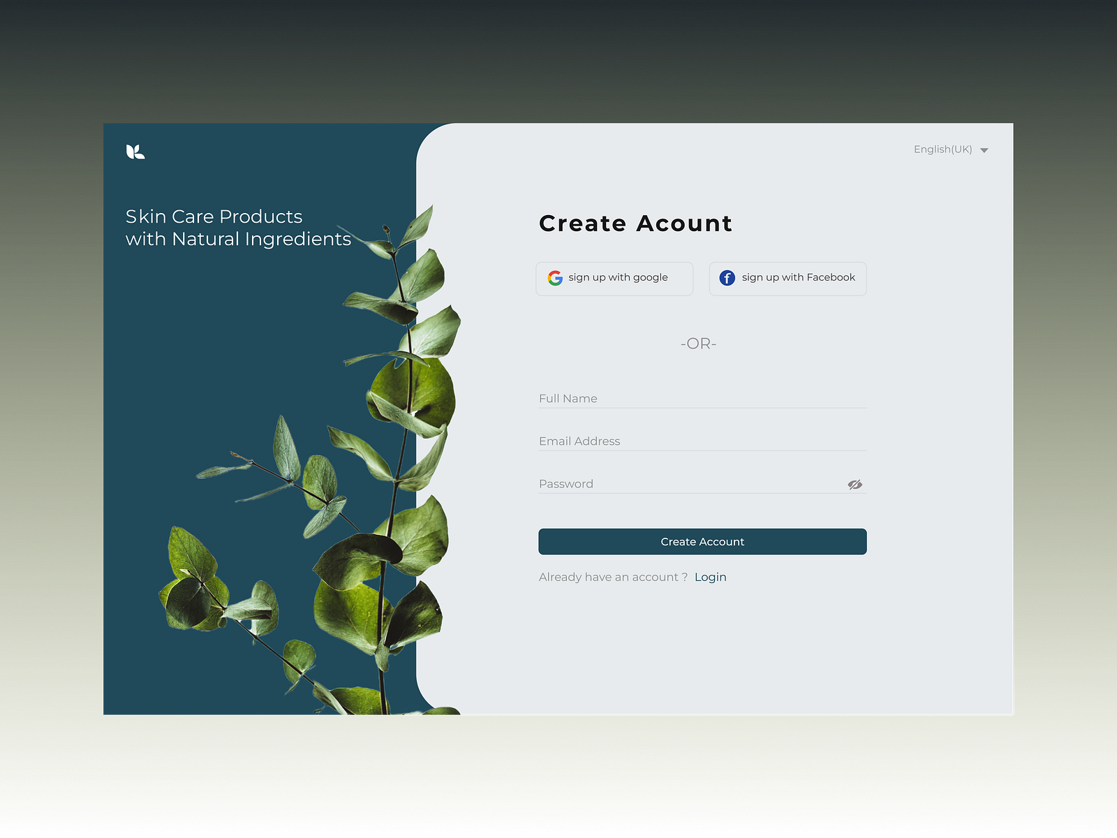 sign-up Page Website by Sepide ZeinalZade on Dribbble