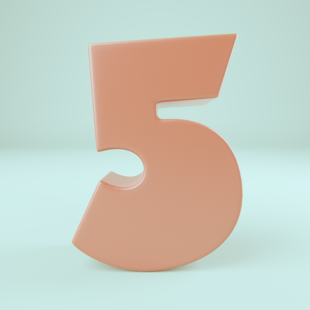 36 Days of Type: Five by Peter Lundblad on Dribbble