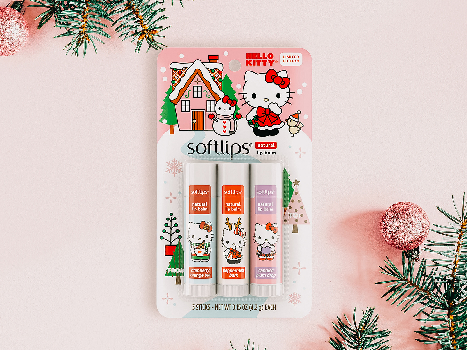 Hello Kitty® x Softlips® Holiday 2022 Limited Edition Lip Balm by Sam ...