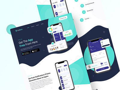 Mobile App Landing Page Design designs, themes, templates and ...