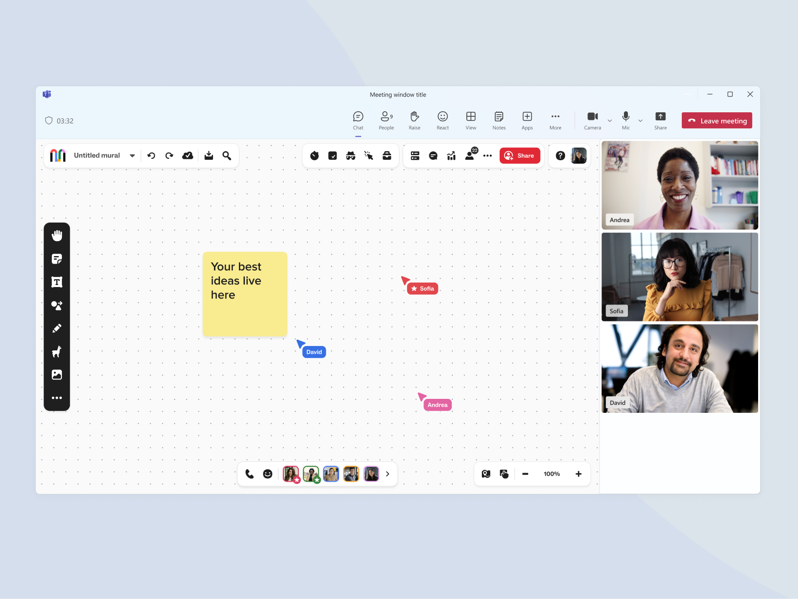 Mural Microsoft Teams integration by Josh Whann on Dribbble