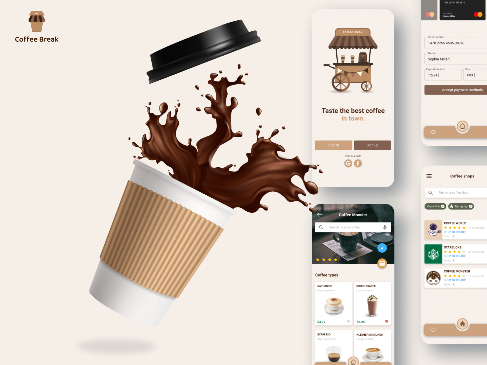 Coffee Break - Case Study by Tuggsy UX Agency on Dribbble