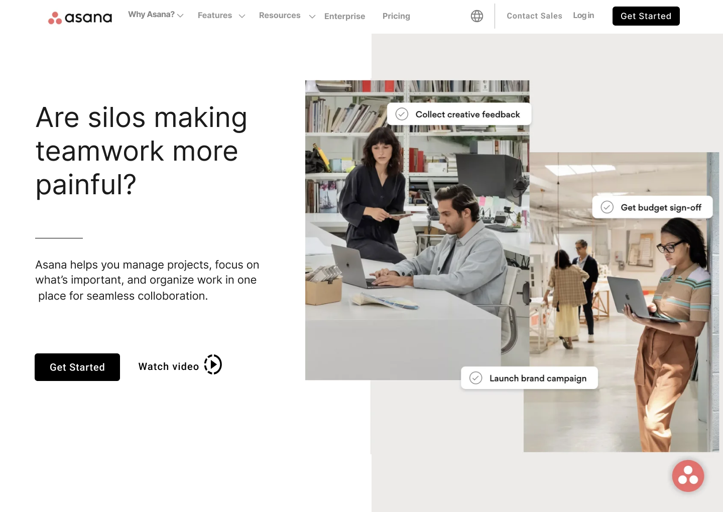 Redesign Asana Landing Page by akanksha gupta on Dribbble