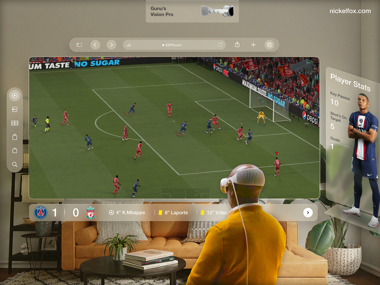 Spatial Ui- Apple Vision Pro by Gunagyam for Nickelfox - UI/UX Design ...