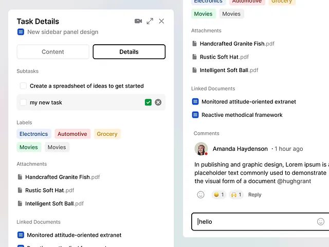 Browse thousands of Side Panel images for design inspiration | Dribbble
