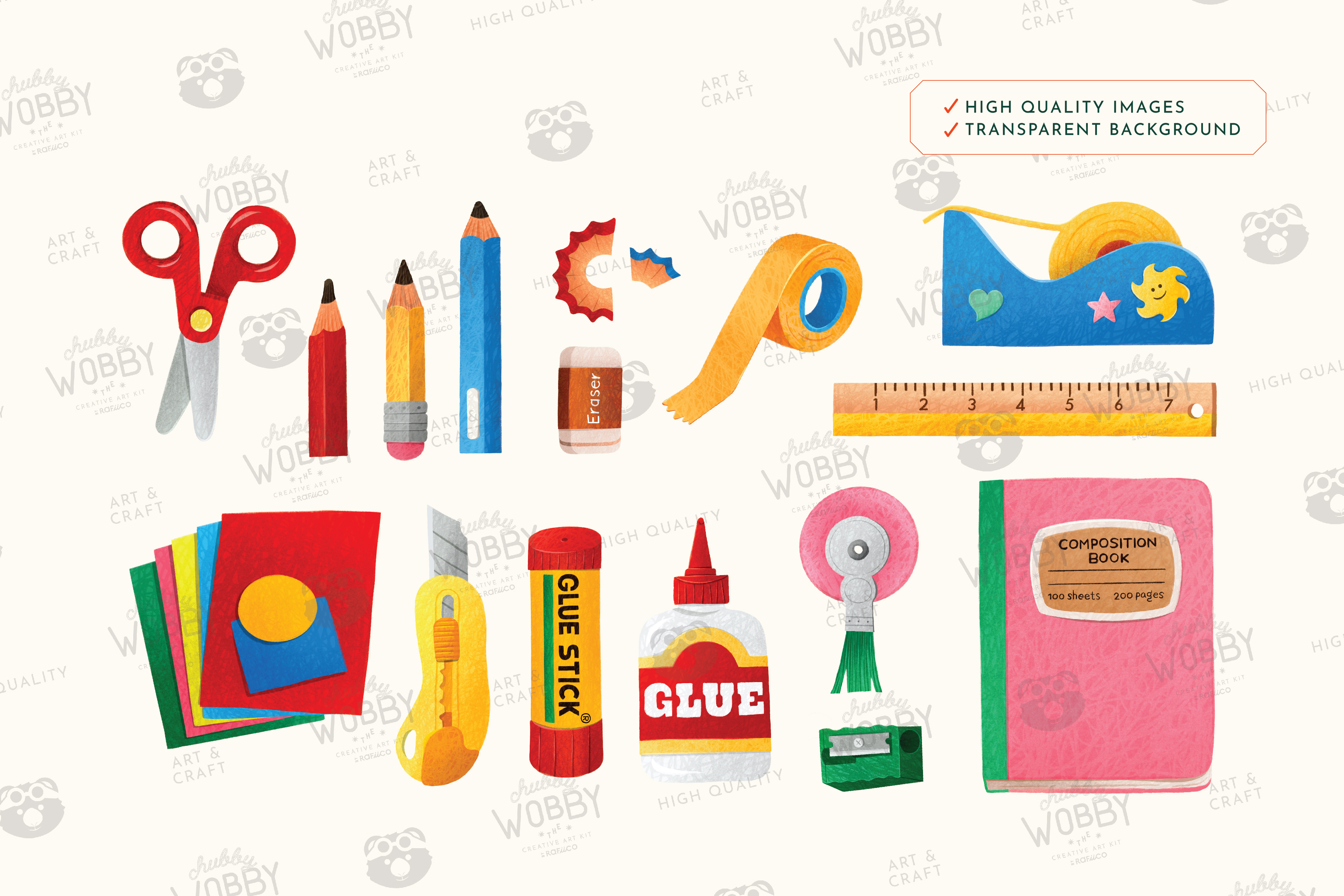 Little Artist | Vol.1 by Chubby Wobby on Dribbble