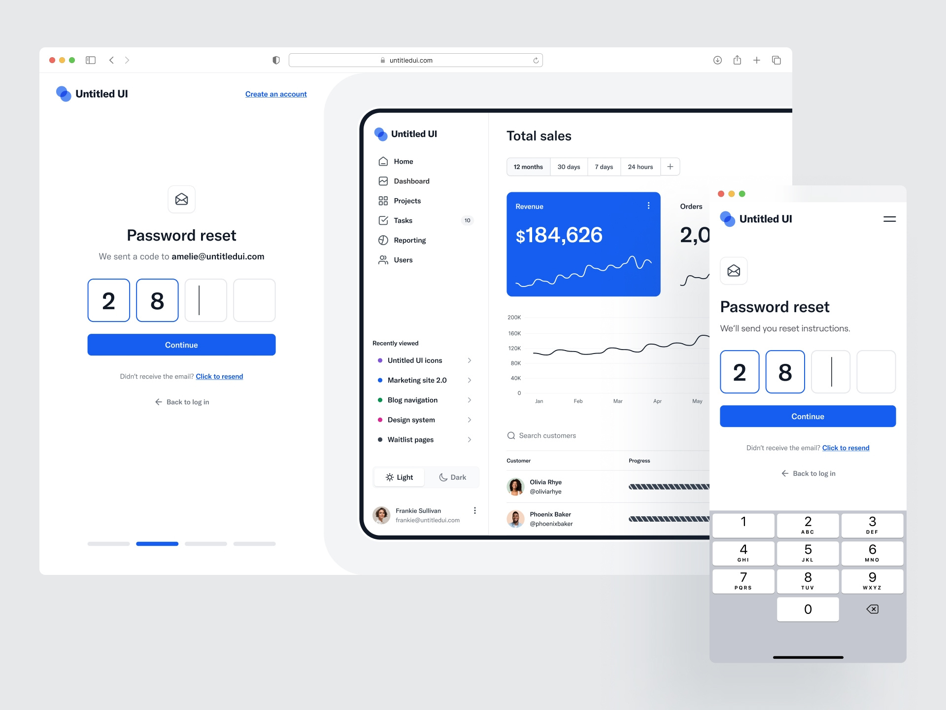 Minimal forgot password user flow — Untitled UI by Jordan Hughes® on ...