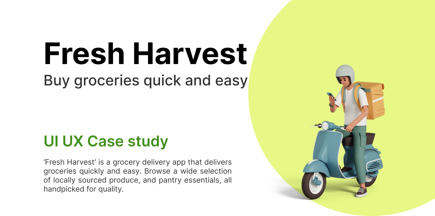 Fresh Harvest Grocery delivery app by Pramod B on Dribbble