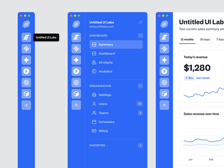 Collapsible sidebar navigation — Untitled UI by Jordan Hughes® on Dribbble Collapsible sidebar navigation — Untitled UI by Jordan Hughes® on Dribbble