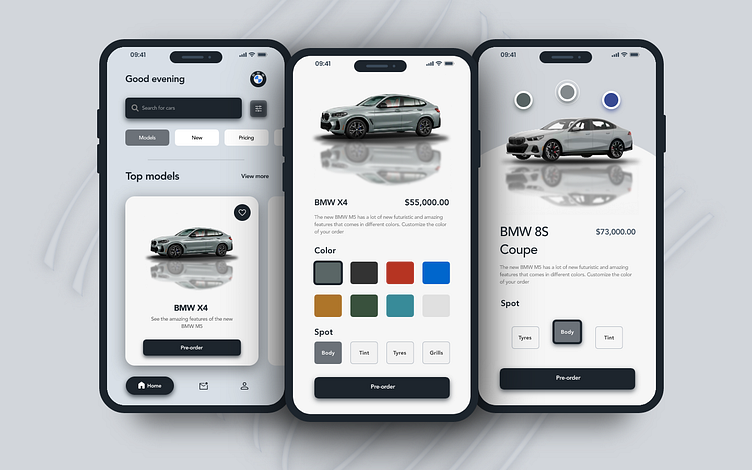 BMW Mobile App by Wisdom Ugbeshe on Dribbble