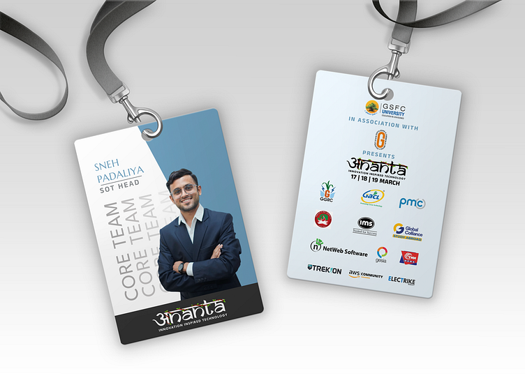 Identity Card Design by Viraj Patel on Dribbble