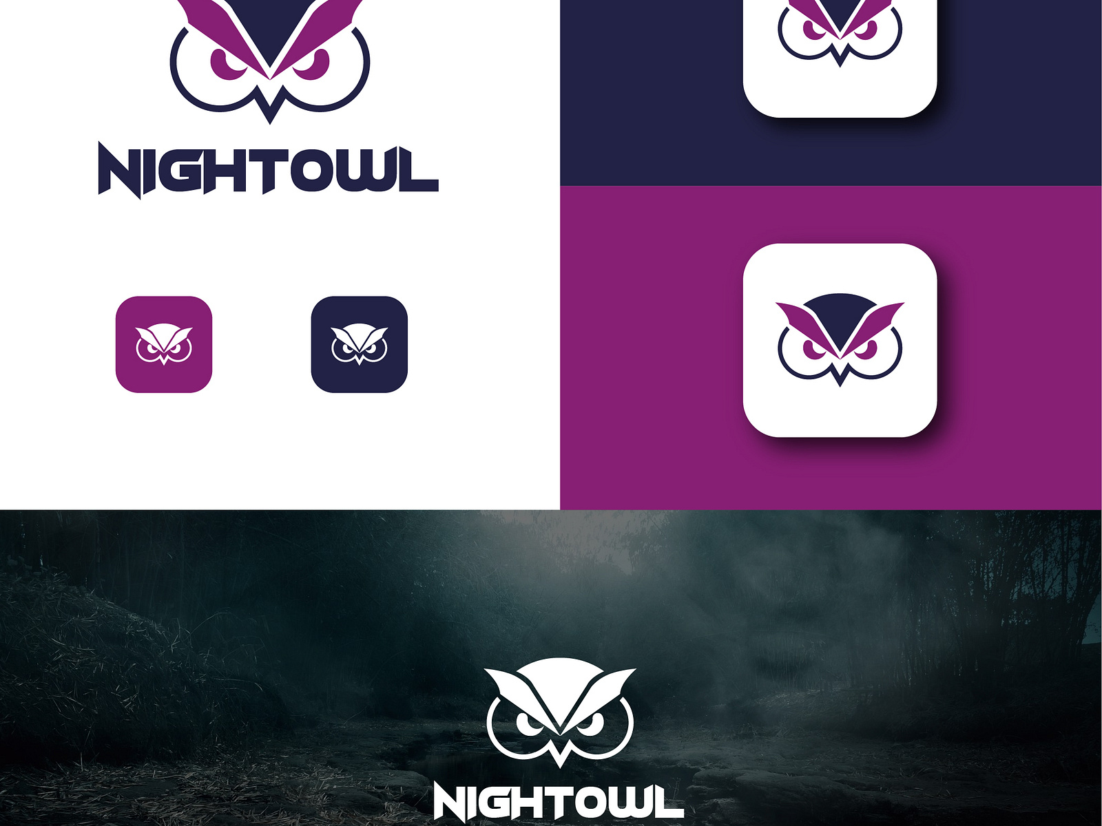 NightOwl - Logo Design (Unused ) by Graphic Aim on Dribbble
