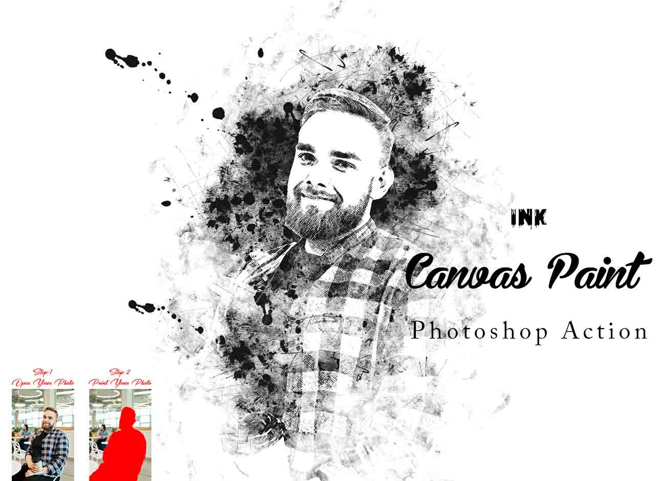 Ink Canvas Paint Photoshop Action By AL AMIN On Dribbble ink-canvas-paint-photoshop-action-by-al-amin-on-dribbble