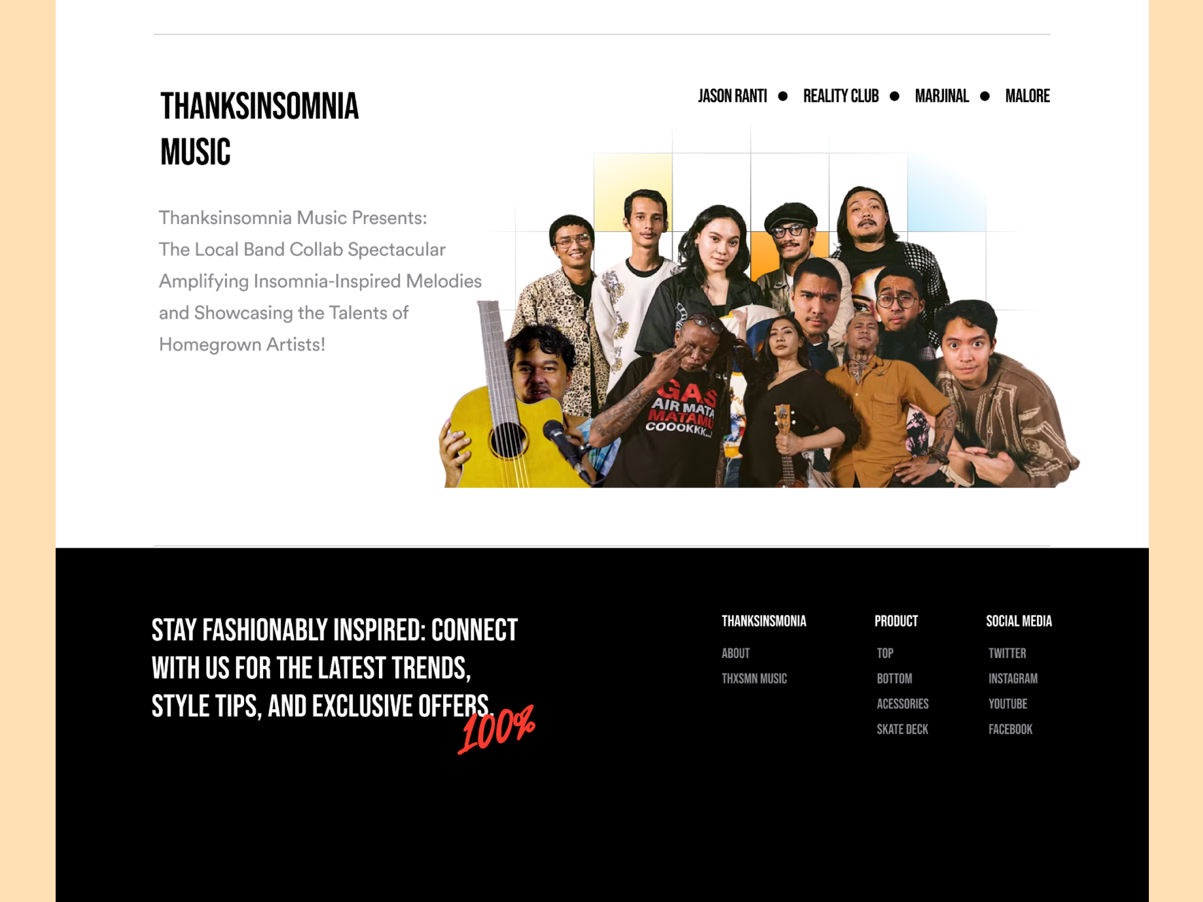 Thanksinsomnia - Redesign Concept by Ferdy Irwansyah on Dribbble
