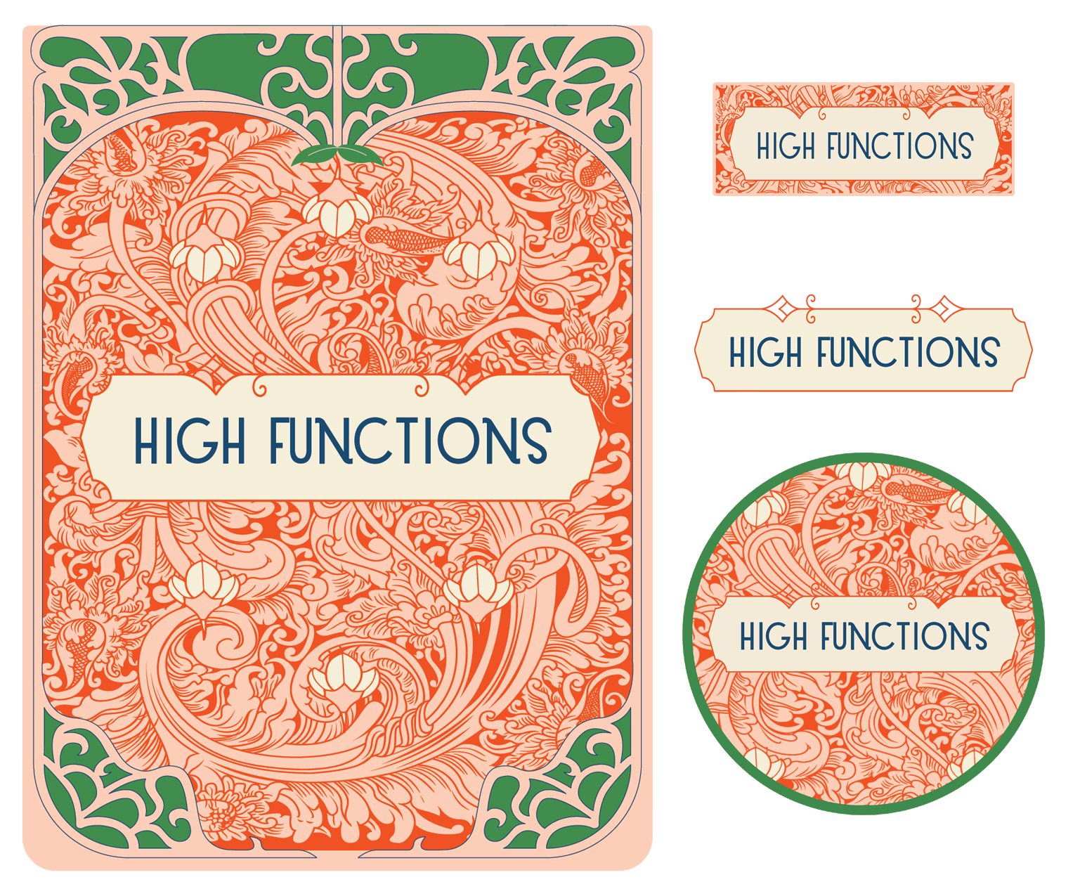 Brand Identity & Label Design - High Functions by Jen Lai on Dribbble