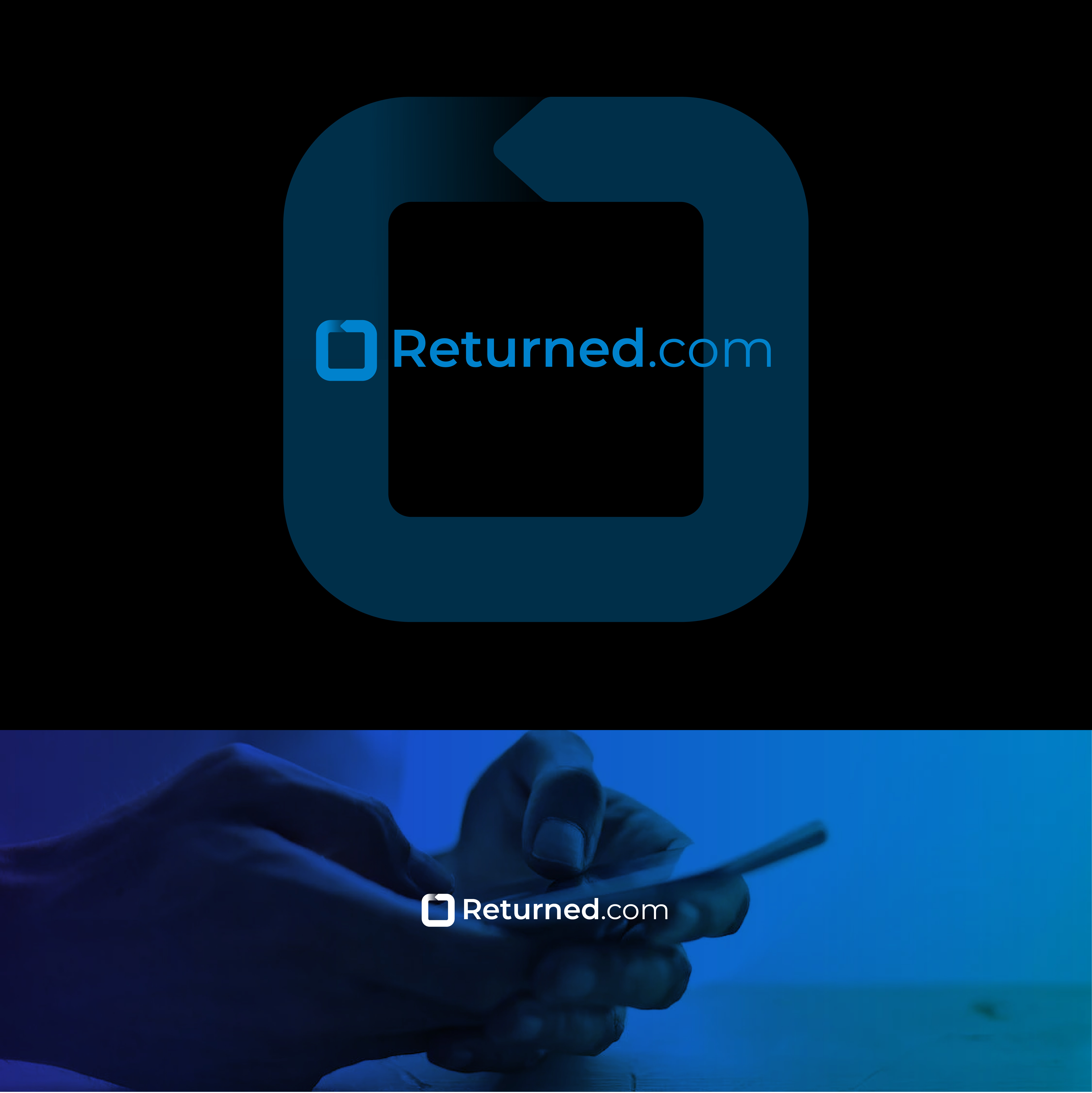 Late entry | Returned Logo by Syahdan Nurmansyah on Dribbble