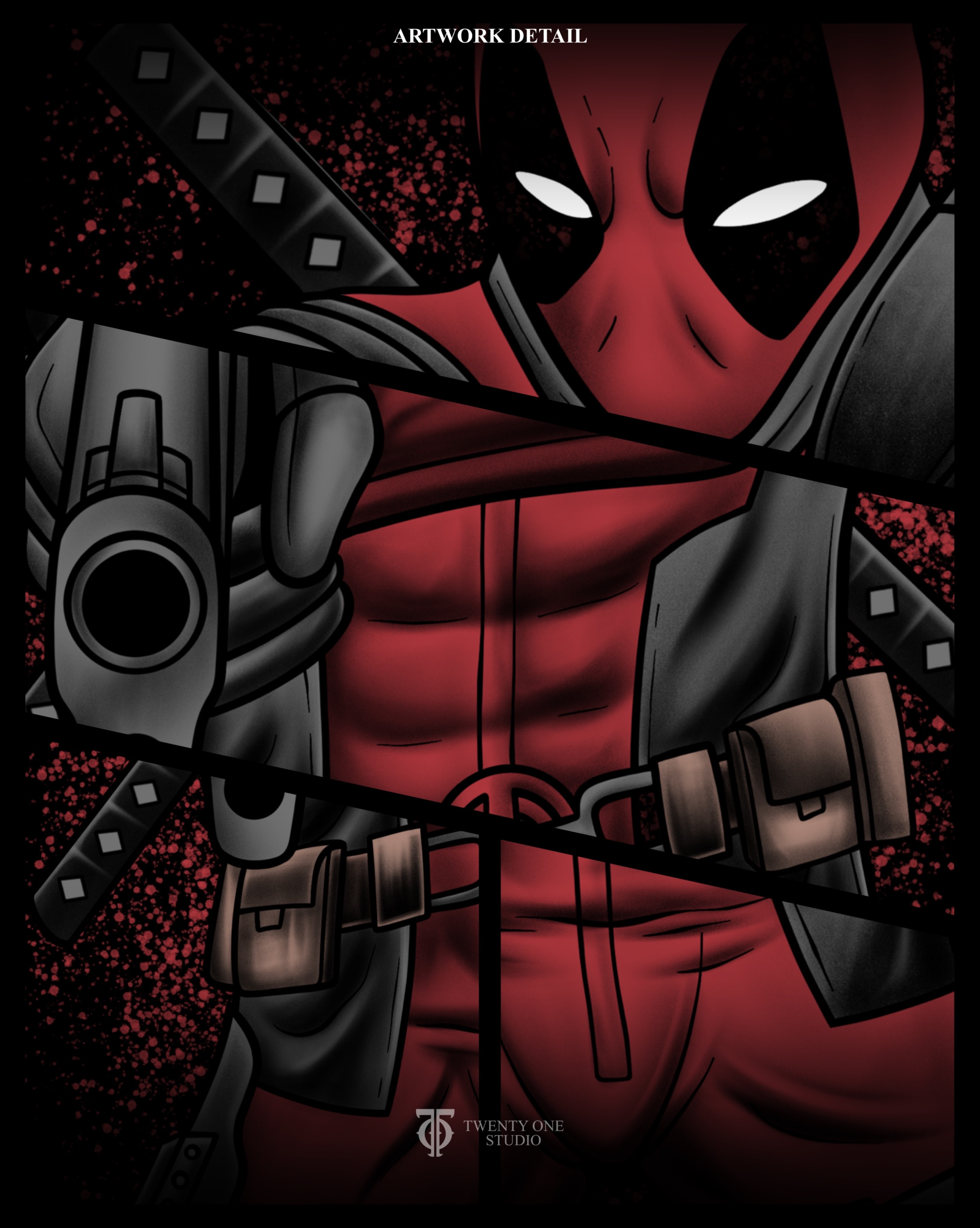 Deadpool (Commission artwork) by Twenty One Studio on Dribbble