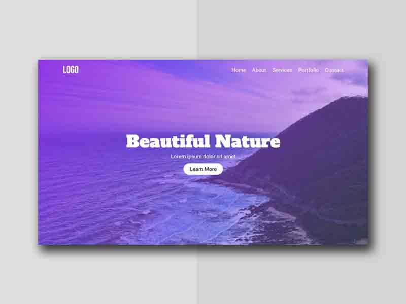 Responsive Web Layout with Hamburger Menu by divinectorweb on Dribbble