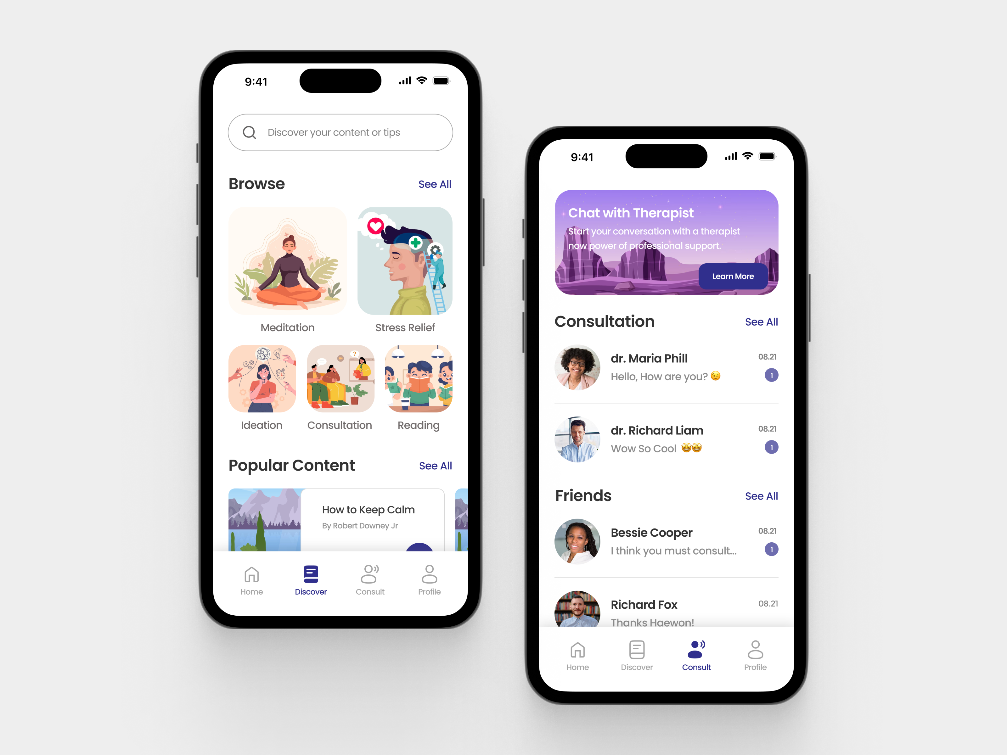 MindCare - Mental Health Mobile App by Yohanes Nico for Matriks Studio ...