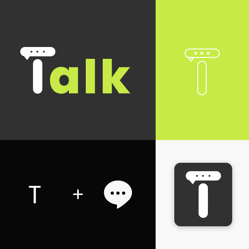 Talk - Logo by Afshi on Dribbble